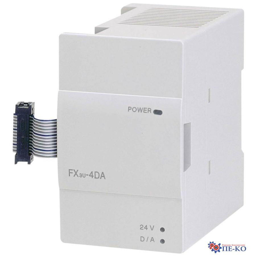 Модуль вводу-виводу Mitsubishi Electric FX3U-4DA | Купити в Україні