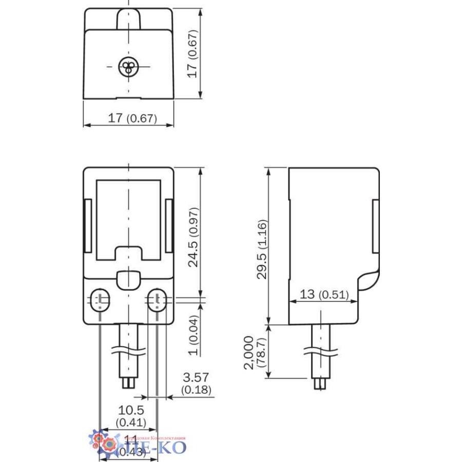 ᐉ Індуктивний Датчик SICK IQE17-05NPOKW2S | Купити в Україні