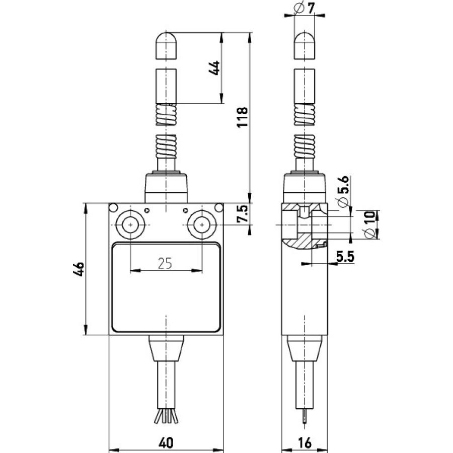ᐉ Кінцевий Вимикач Steute E 12 TK 2m | Купити в Україні
