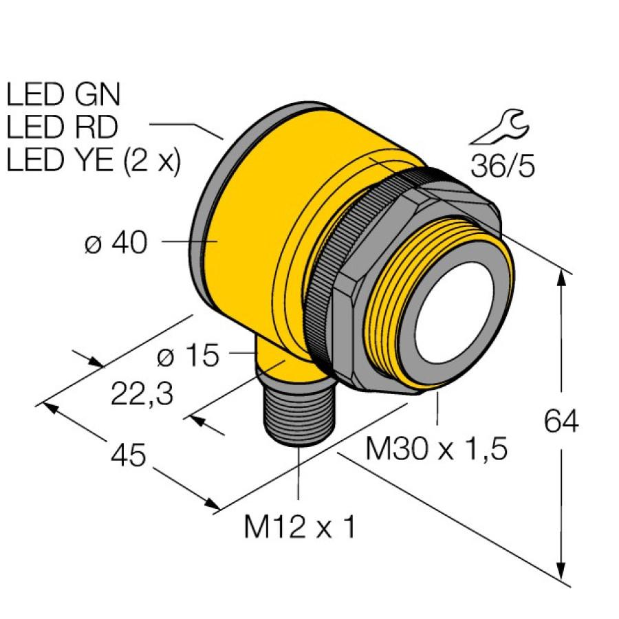 ᐉ Ультразвуковий Датчик Banner T30UIPBQ | Купити в Україні