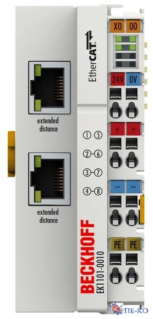 ᐉ Шинний з'єднувач EtherCAT Beckhoff EK1101-0010 | Купити в Україні