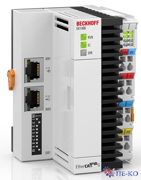 ᐉ Шинний з'єднувач EtherCAT Beckhoff EK1400 | Купити в Україні